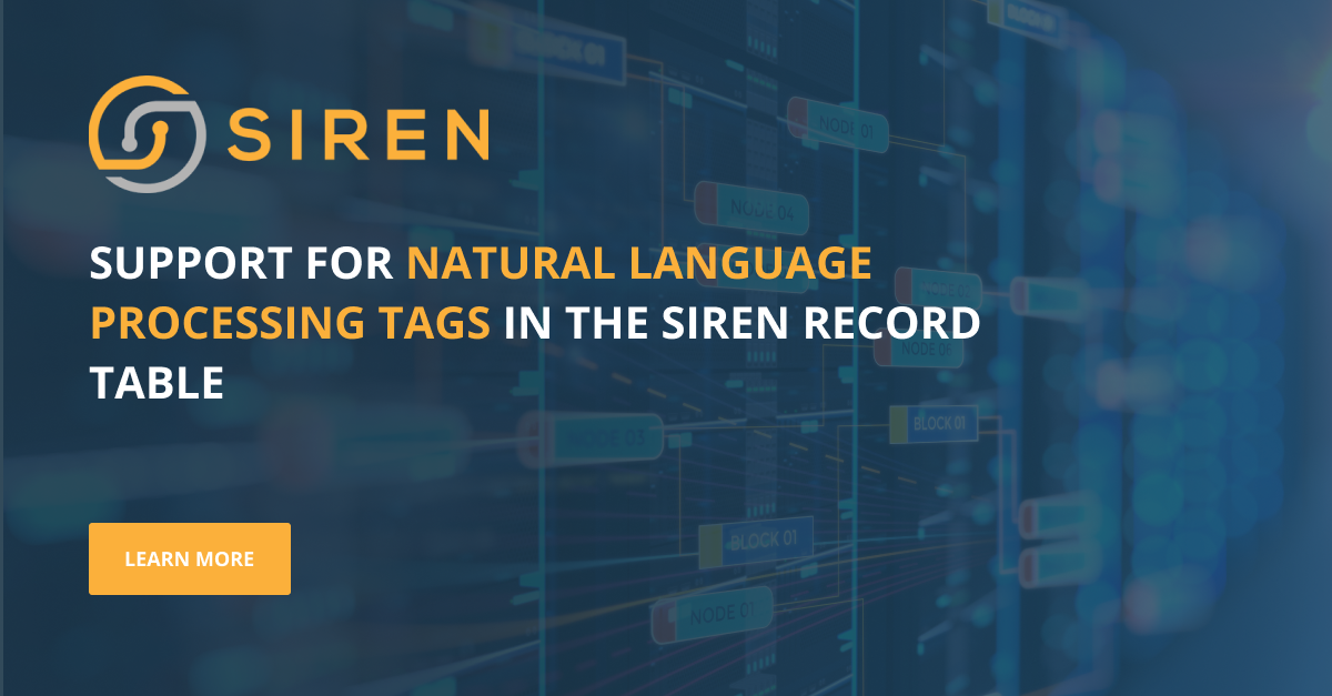 Siren geospatial investigations: An overview of the Enhanced Coordinate Map component - SIREN