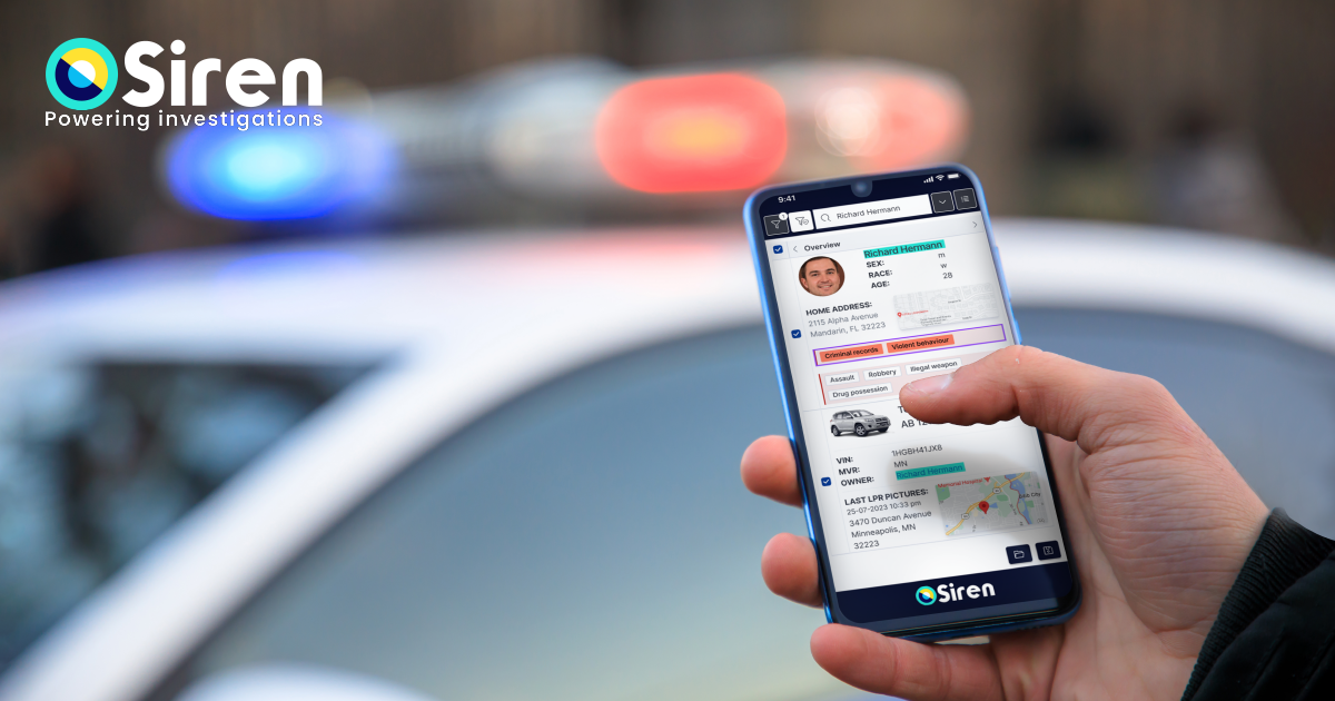 Ai Driven Siren 14 Simplifies Search And Introduces Officer Safety On